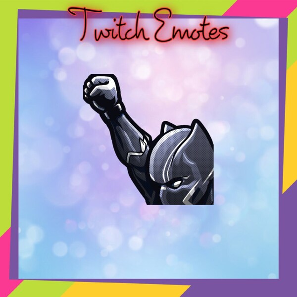 Black Panther Twitch Emotes - Etsy