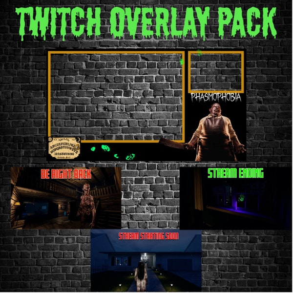 Twitch Phasmophobia Overlay - Etsy