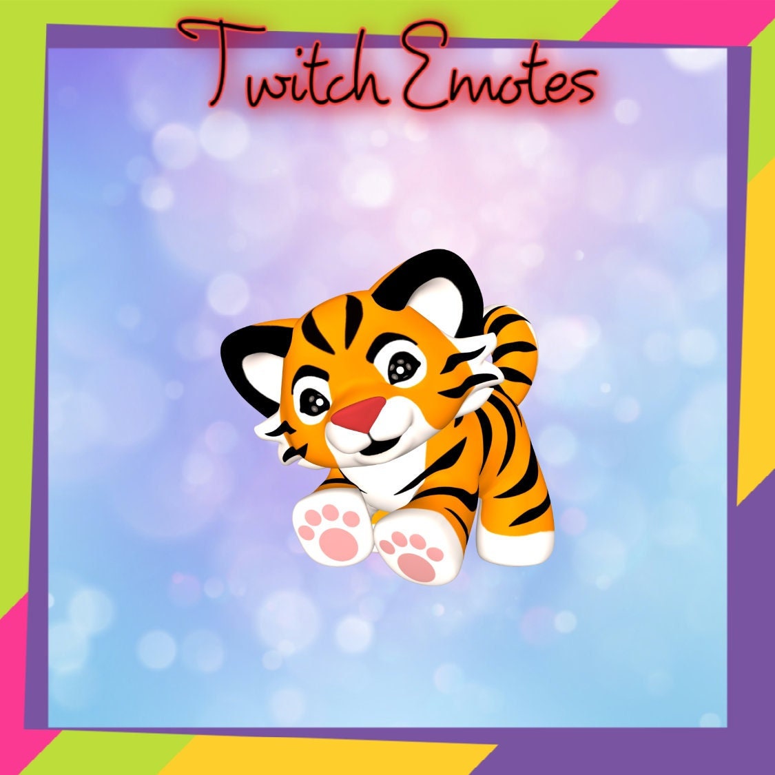 Tiger Emotes Twitch Emotes Cute Emotes Discord Emotes - Etsy