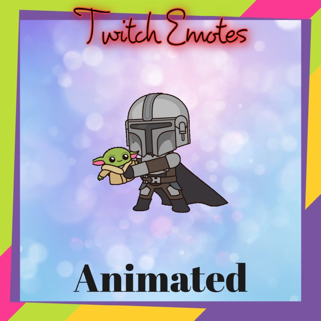 Animated the Child Mando Emotes, Twitch Emotes, Cute Emotes, Discord ...
