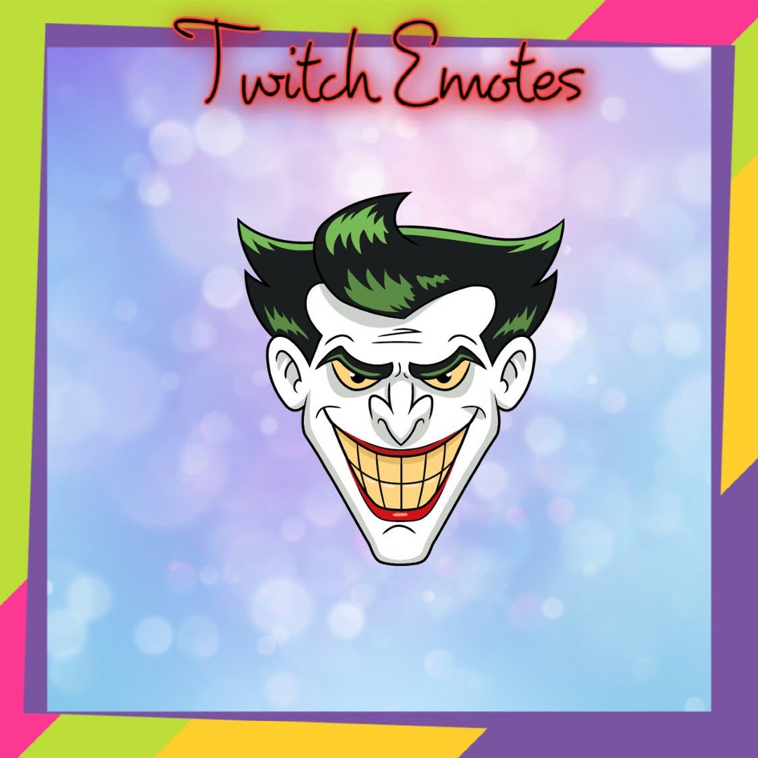 The Joker Emote, Twitch Emotes, Cool Emotes, Discord Emotes, Streamer ...