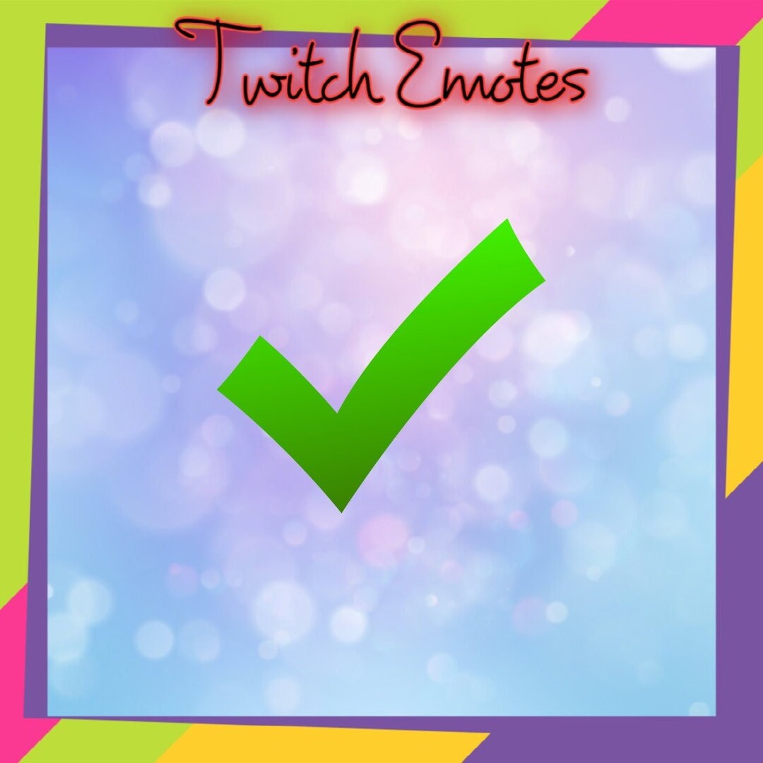 Green Tick Check Mark Emotes, Twitch Emotes, Cute Emotes, Discord ...