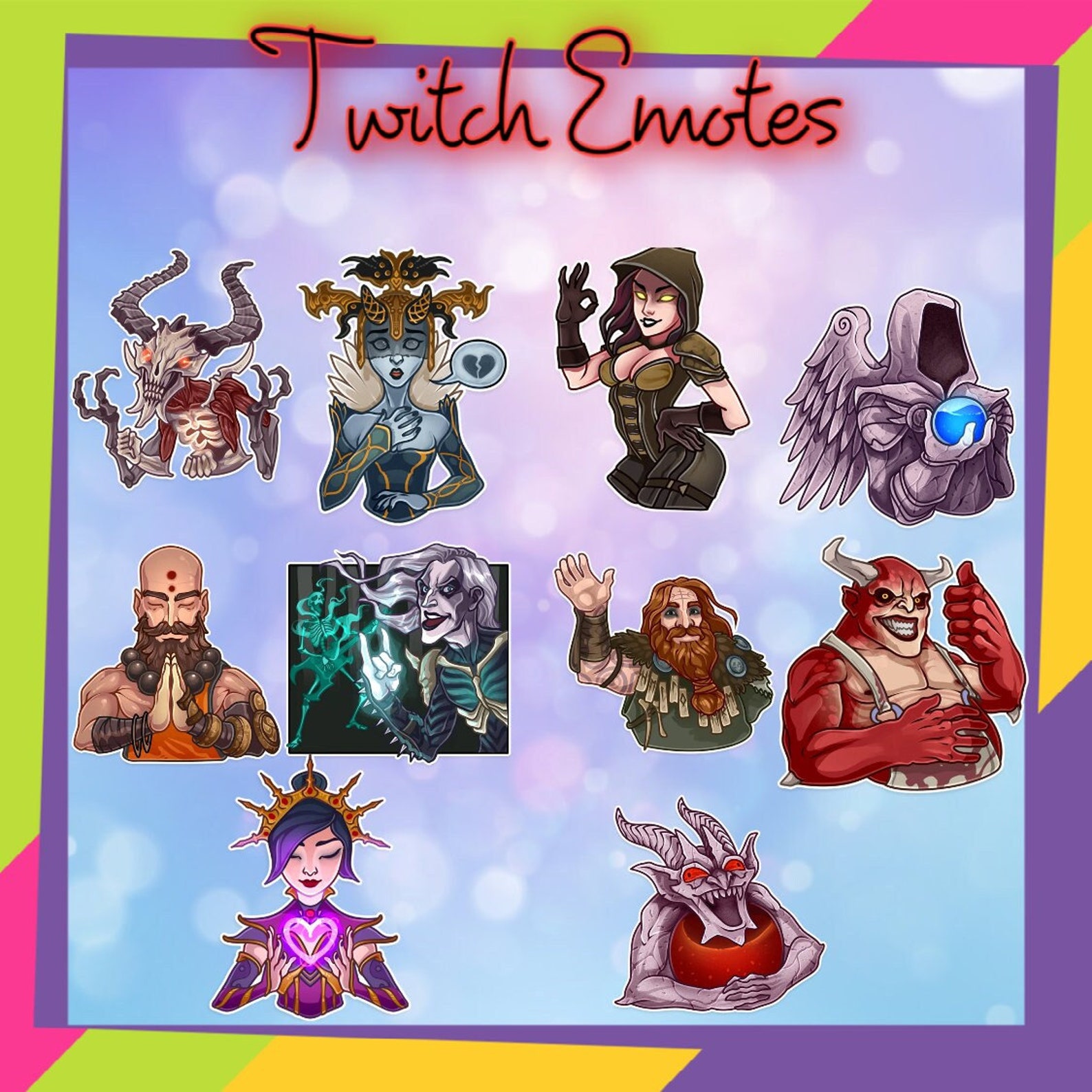 Diablo Emotes, Twitch Emotes, Discord Emotes, Streamer Emotes, Cool ...