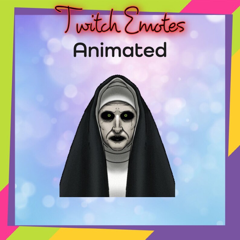The Nun Conjuring Animated Emotes, Twitch Emotes, Creepy Emotes ...