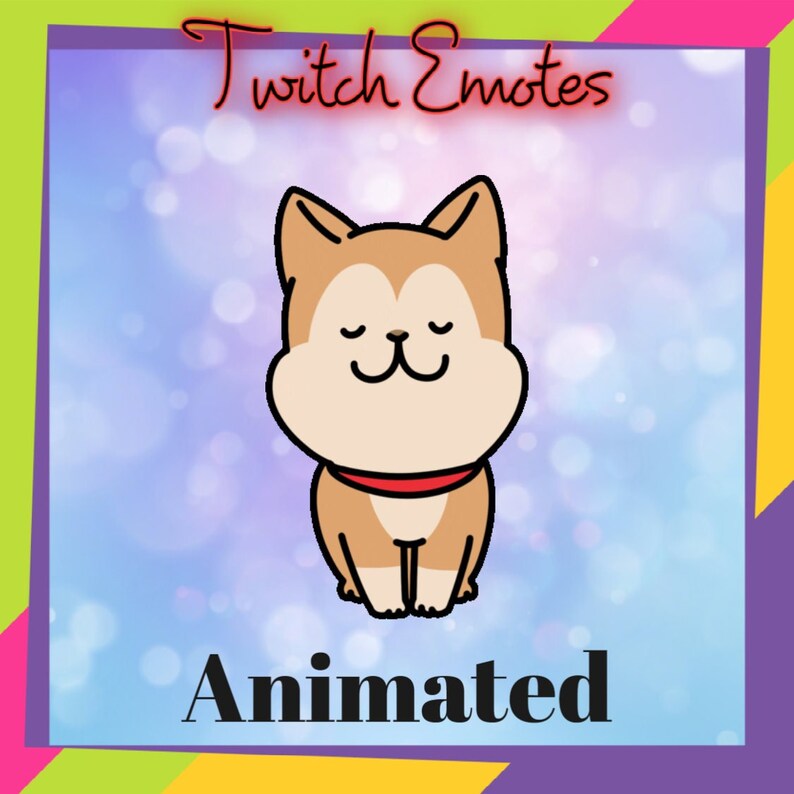 Animated Dancing Dog Emotes Twitch Emotes Cute Emotes - Etsy