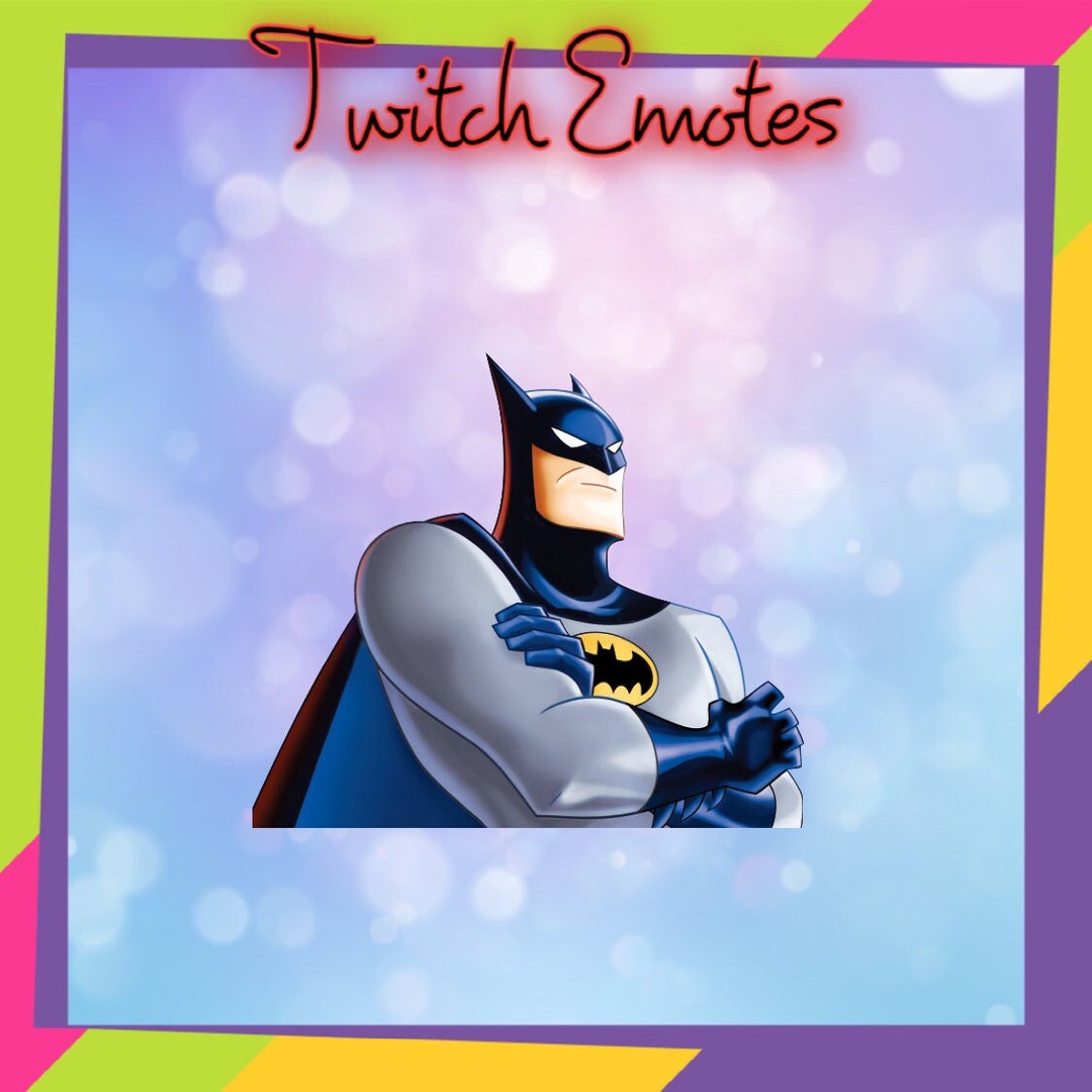 Batman Emotes Twitch Emotes Cool Emotes Discord Emotes - Etsy Sweden