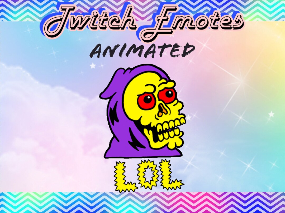 Animated Skull LOL Emote, Twitch Emotes, Discord Emotes, Streamer ...