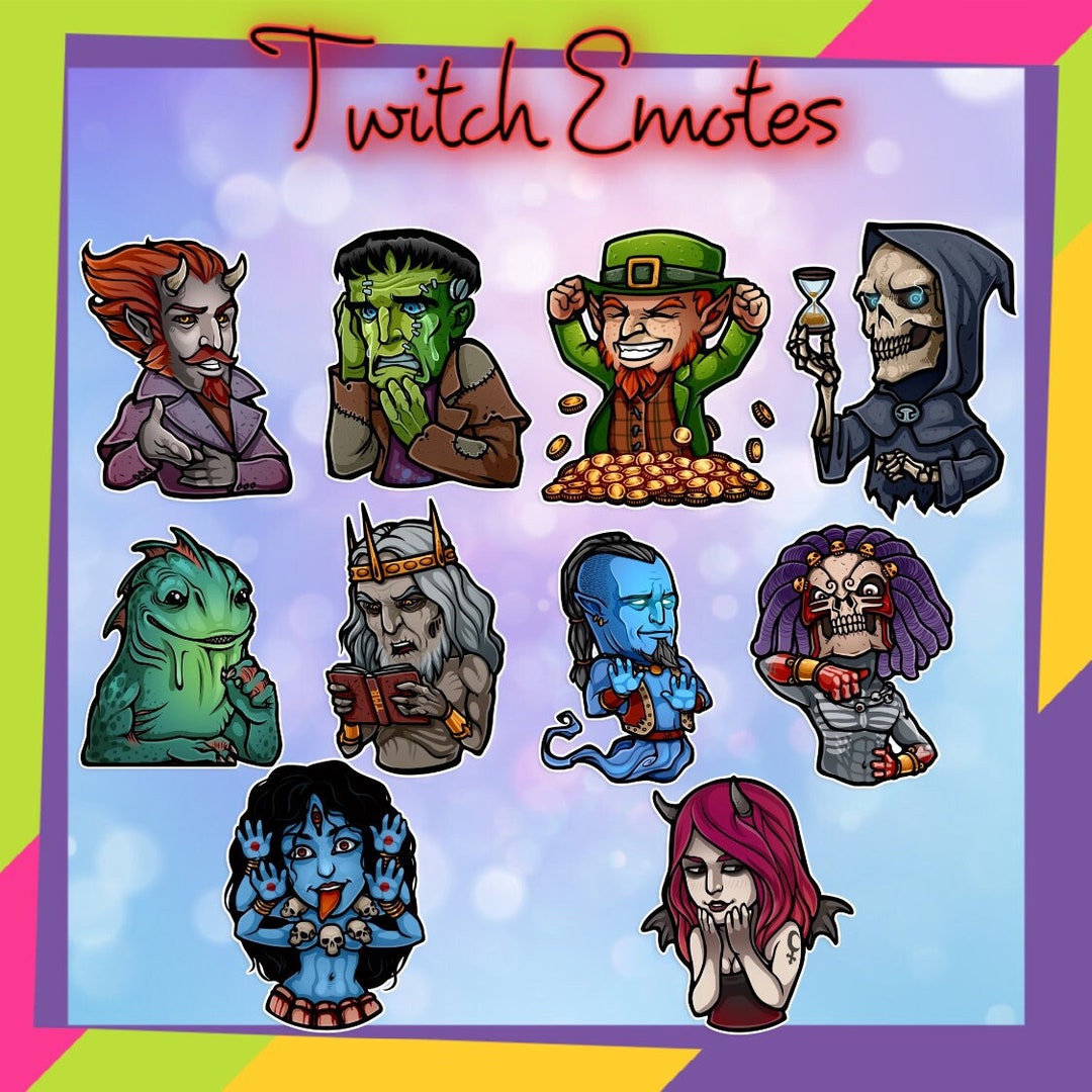 Mythical Creatures and Legend Emotes, Twitch Emotes, Cute Emotes ...