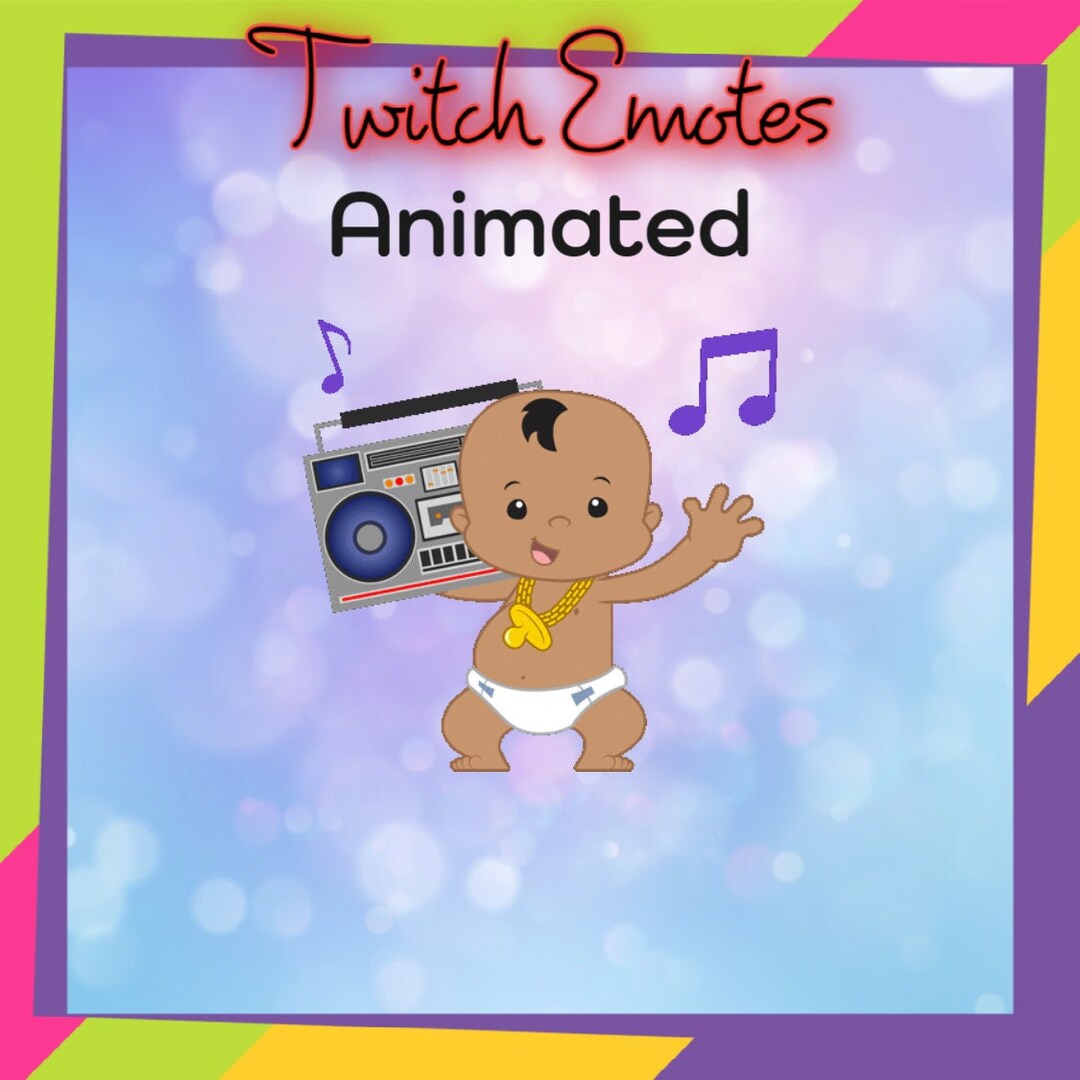 Animated Dancing Baby Emote Twitch Emotes Cool Emotes - Etsy