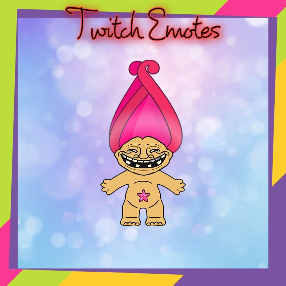 Retro Troll Toy Emotes, Twitch Emotes, Cute Emotes, Discord Emotes ...