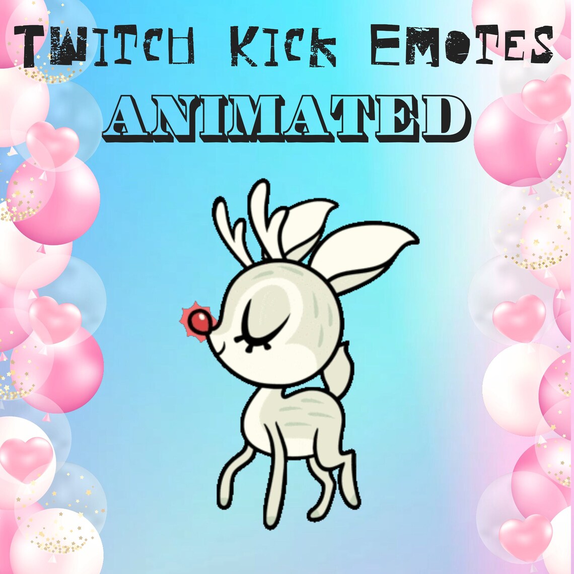 Rudolph Reindeer March Animated Emotes, Twitch Emotes, Discord Emotes ...