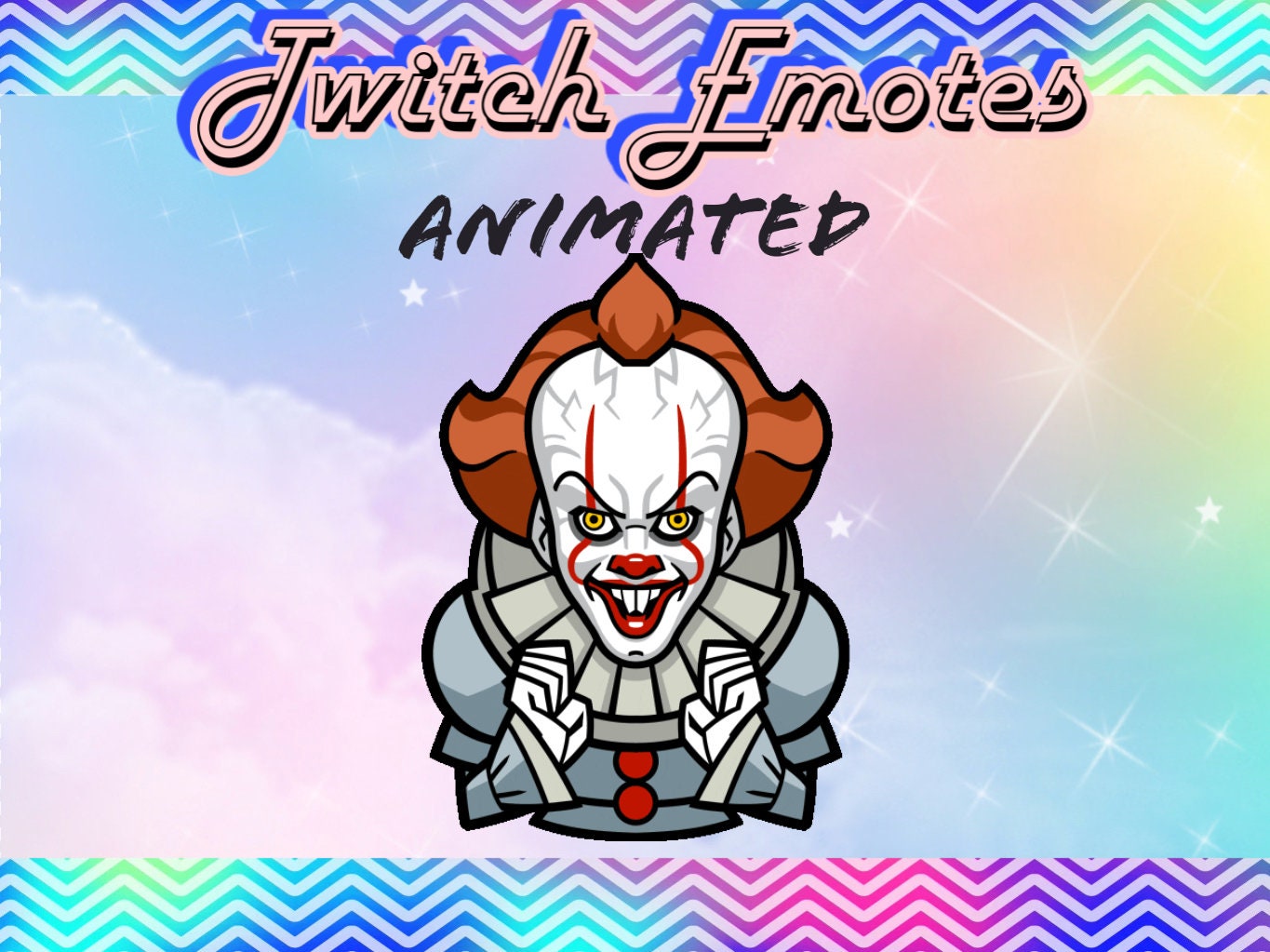 Animated Clapping Pennywise Emote, Twitch Emotes, Discord Emotes ...