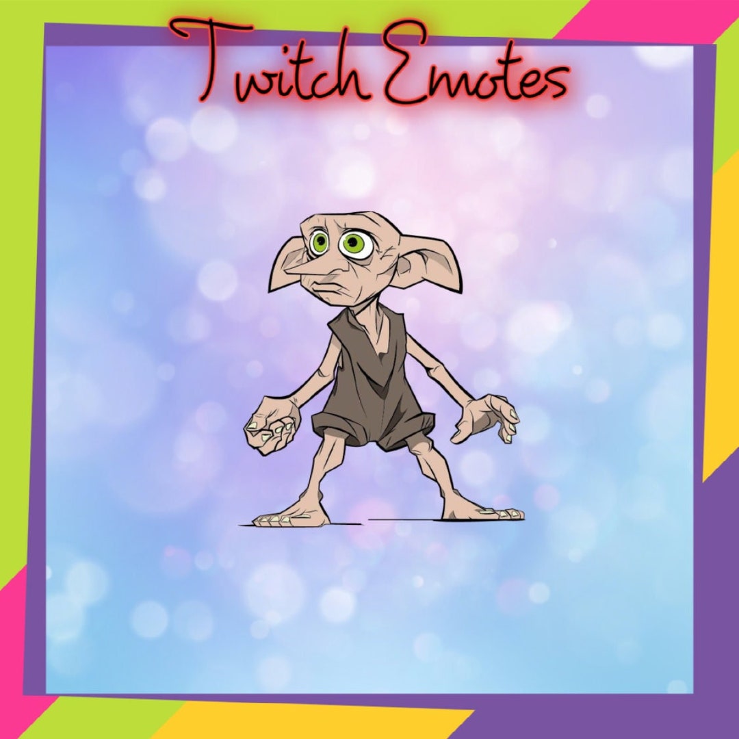 Harry P Dobby 2 Emote Twitch Emotes Cute Emotes Discord - Etsy