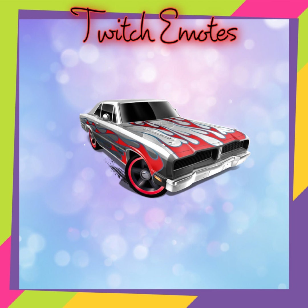 Car Fire Design Emotes Twitch Emotes Cool Emotes Discord - Etsy