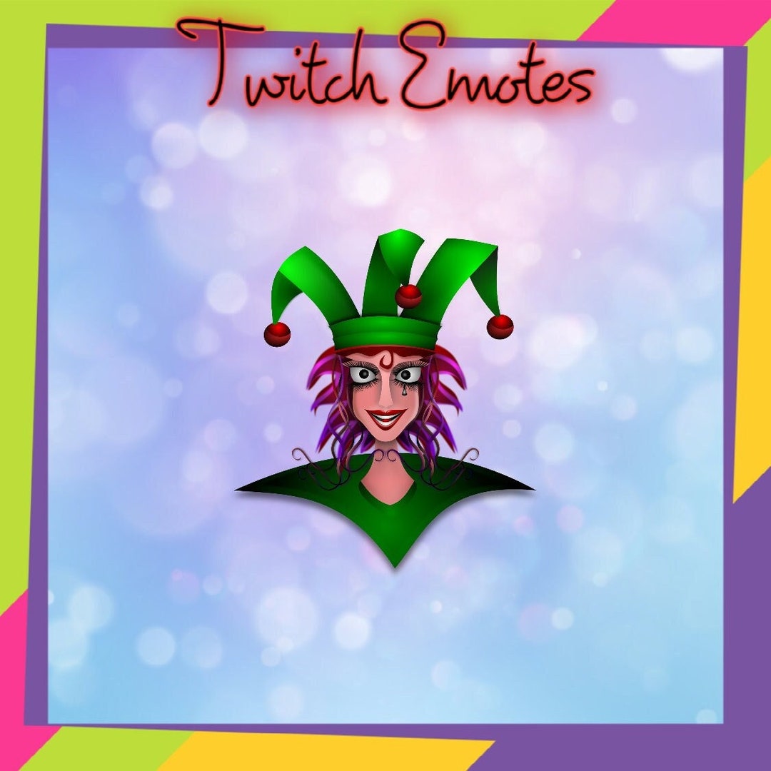 Jester Clown Emotes Twitch Emotes Cool Emotes Discord - Etsy