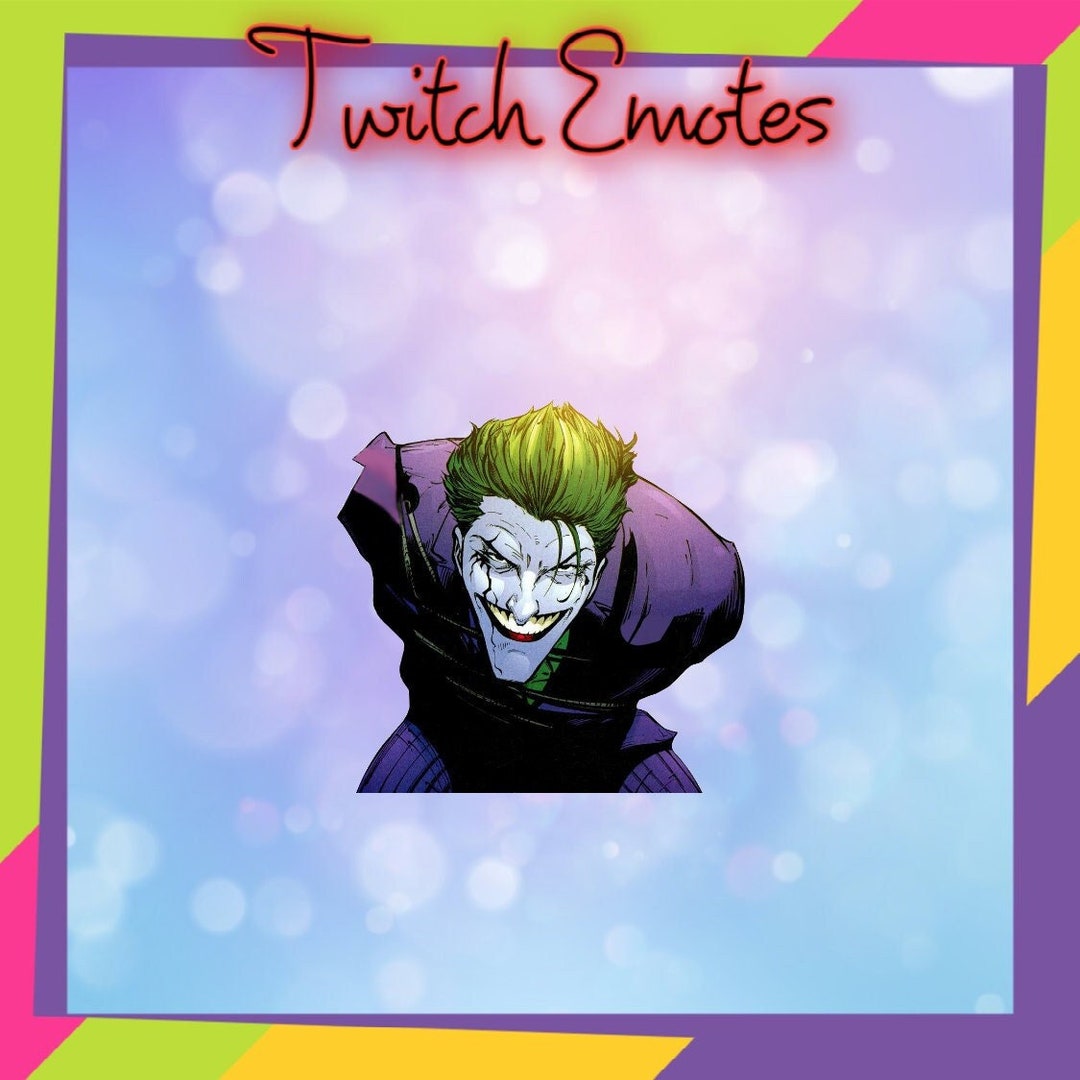 Joker Emote, Twitch Emotes, Cool Emotes, Discord Emotes, Streamer ...