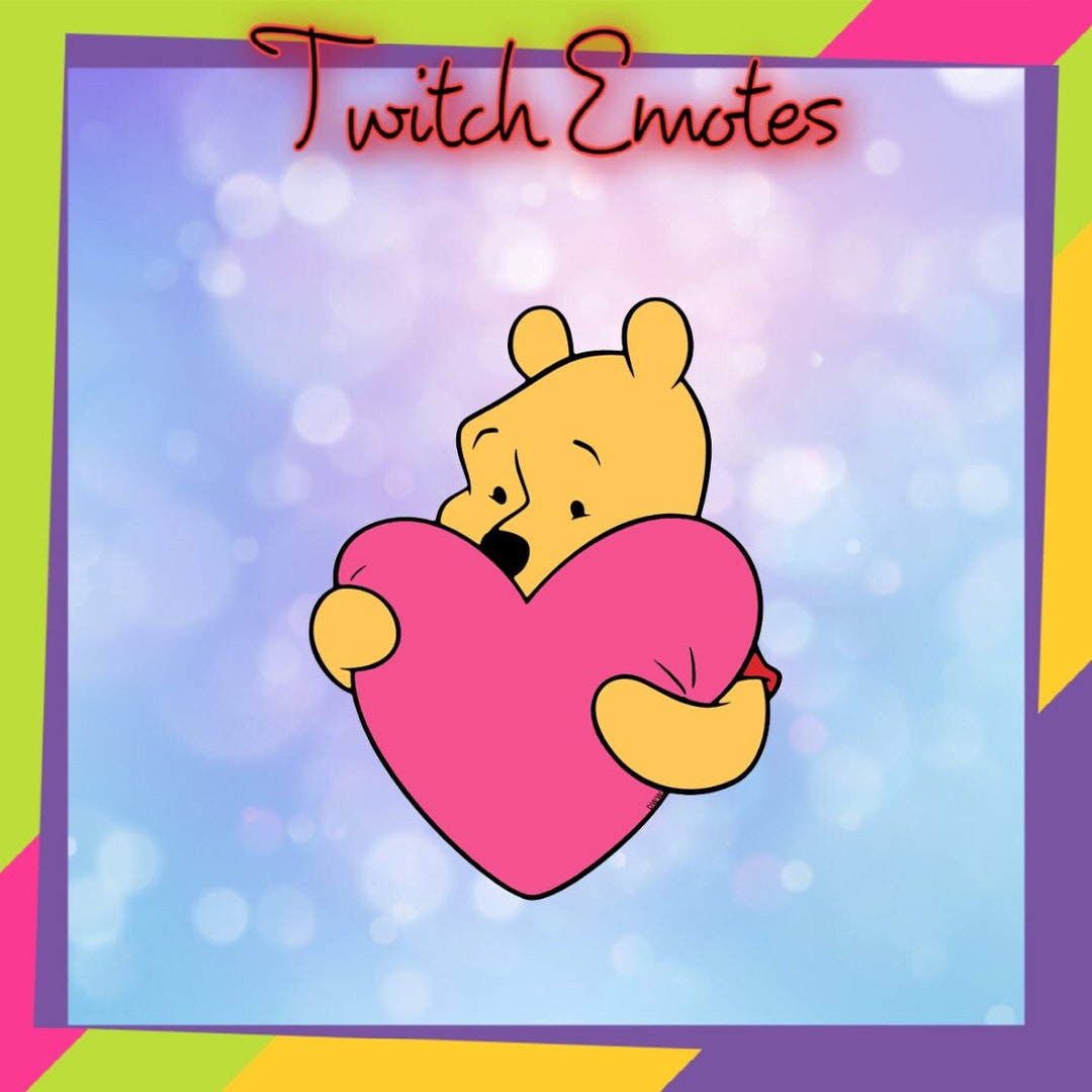 Winnie The Pooh Emotes Twitch Emotes Cute Emotes Discord Etsy