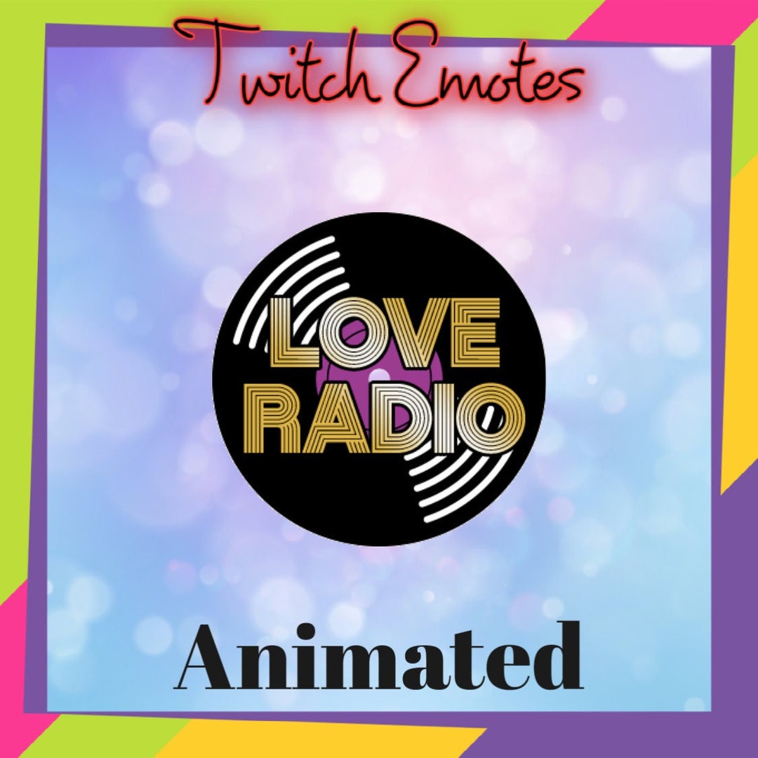 Animated Dj Love Radio Record Emotes, Twitch Emotes, Cute Emotes ...