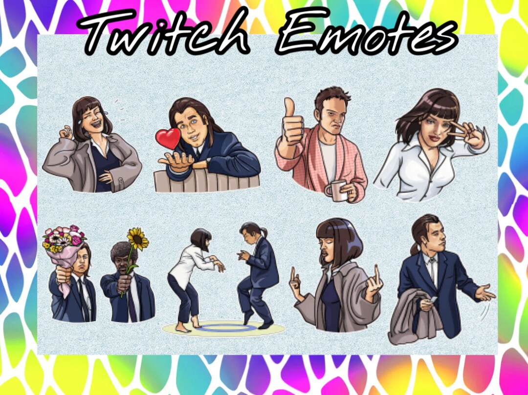 Tarantino Pulp F Pack 2 Emotes, Twitch Emotes, Cool Emotes, Discord ...
