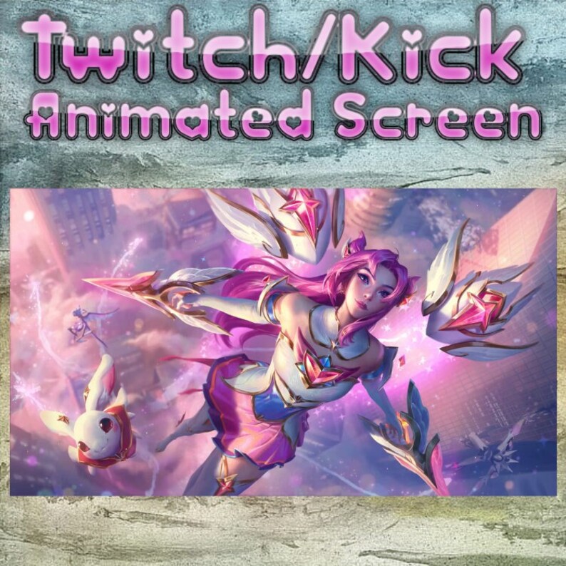 Star Guardian Twitch Kick Screen Streaming Screen Animated - Etsy