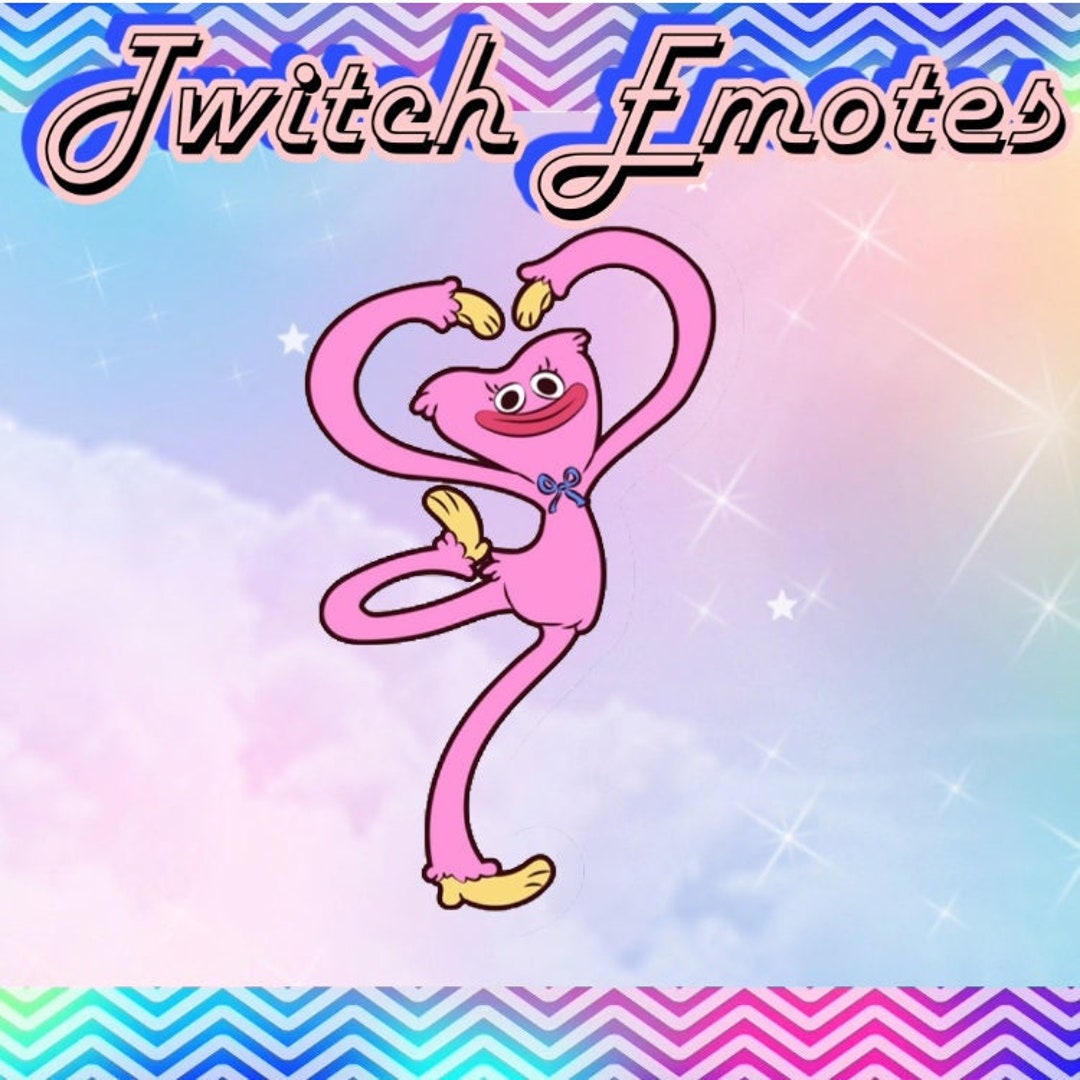 Poppy Play Time Kissy Emotes Twitch Emotes Cool Emotes - Etsy