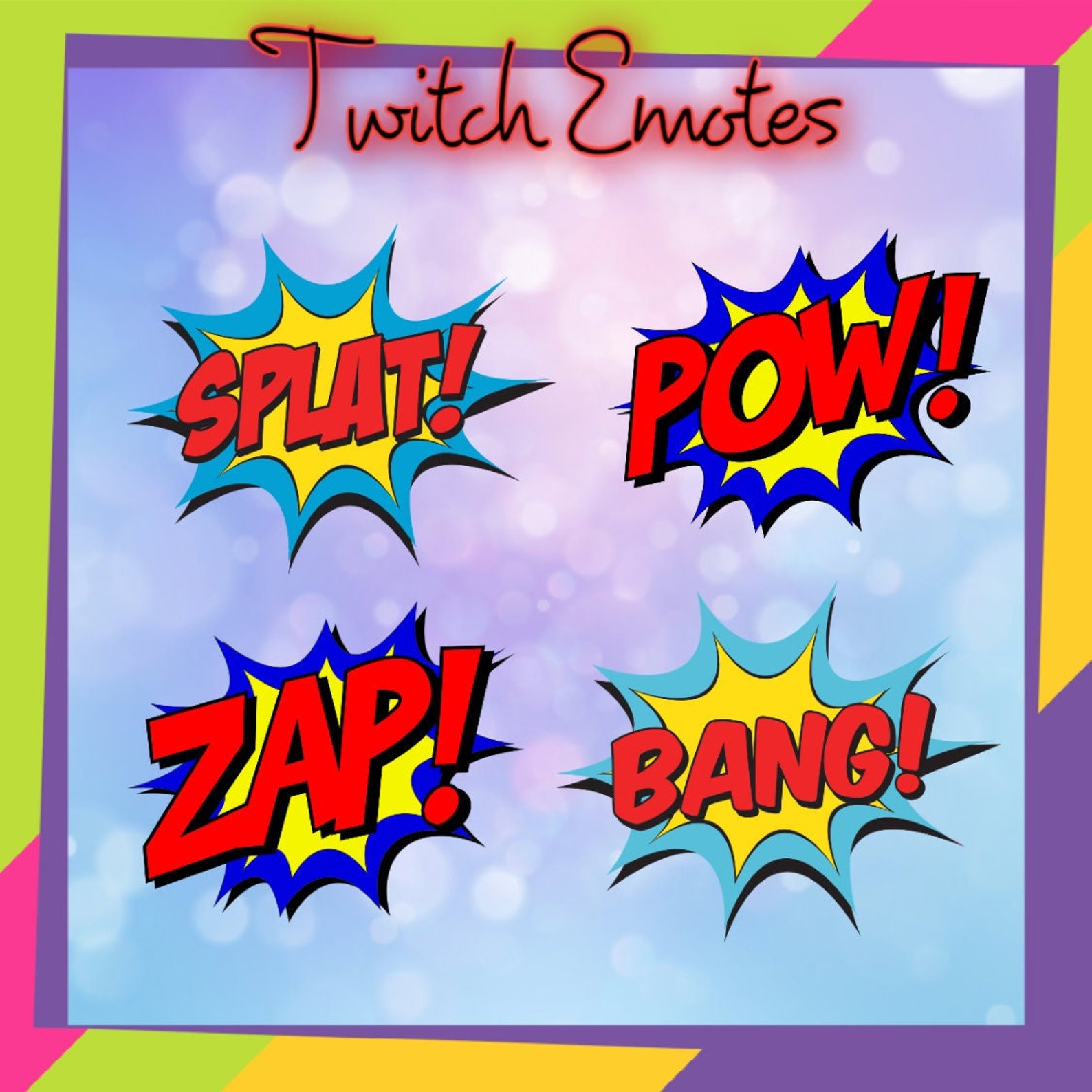 Classic Comic Quotes Emotes, Twitch Emotes, Cool Emotes, Discord Emotes ...