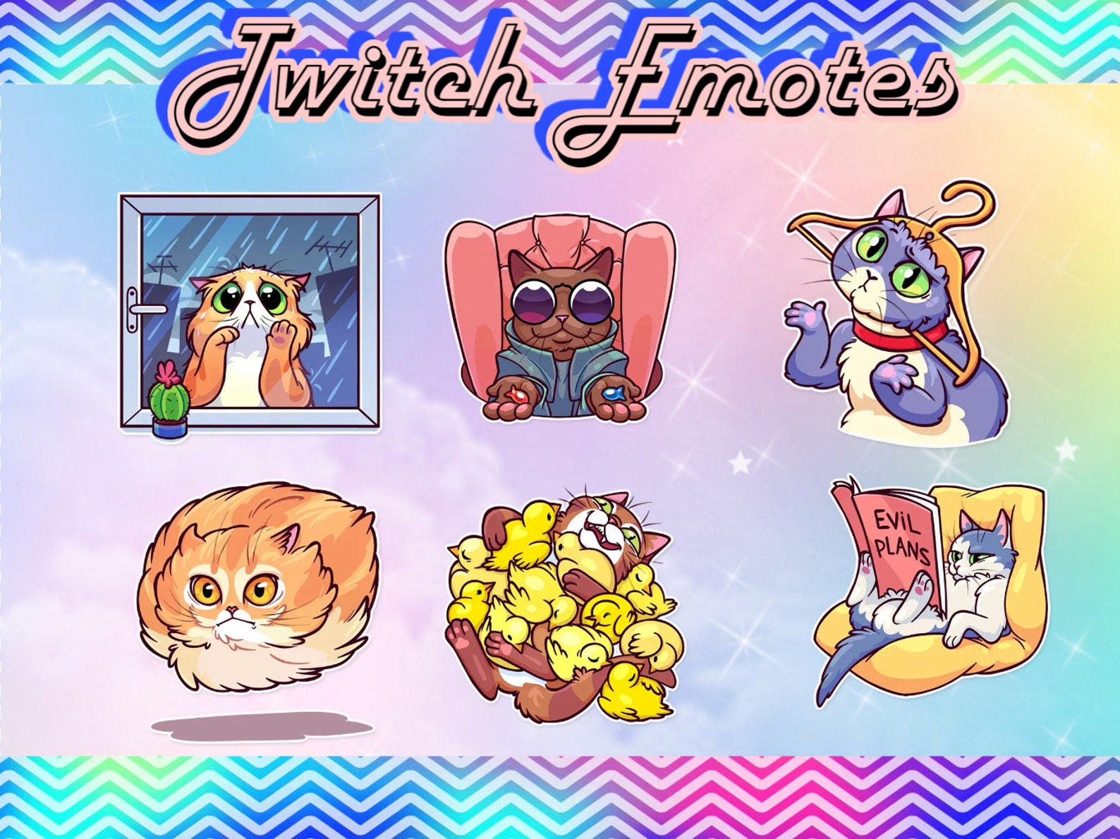 Cat Meme Pack 2 Emotes, Twitch Emotes, Cute Emotes, Discord Emotes ...