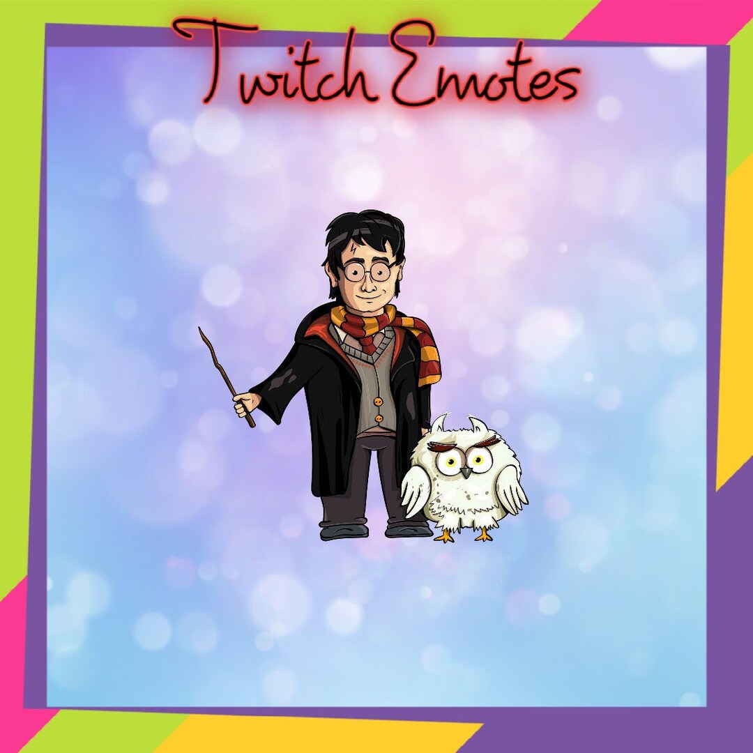 Harry P Emotes Twitch Emotes Cute Emotes Discord Emotes - Etsy
