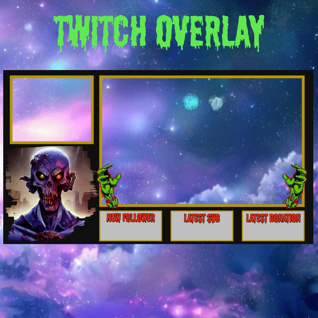 Zombie Overlay Screen Twitch Overlay Screen Streaming - Etsy Zombie Overlay Screen Twitch Overlay Screen Streaming - Etsy