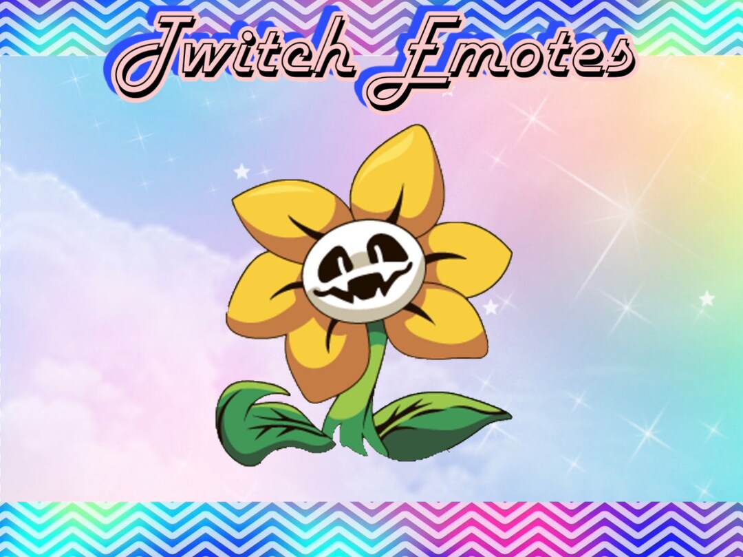 Sunflower Creepy Emote, Twitch Emotes, Single Emotes, Halloween Emote ...