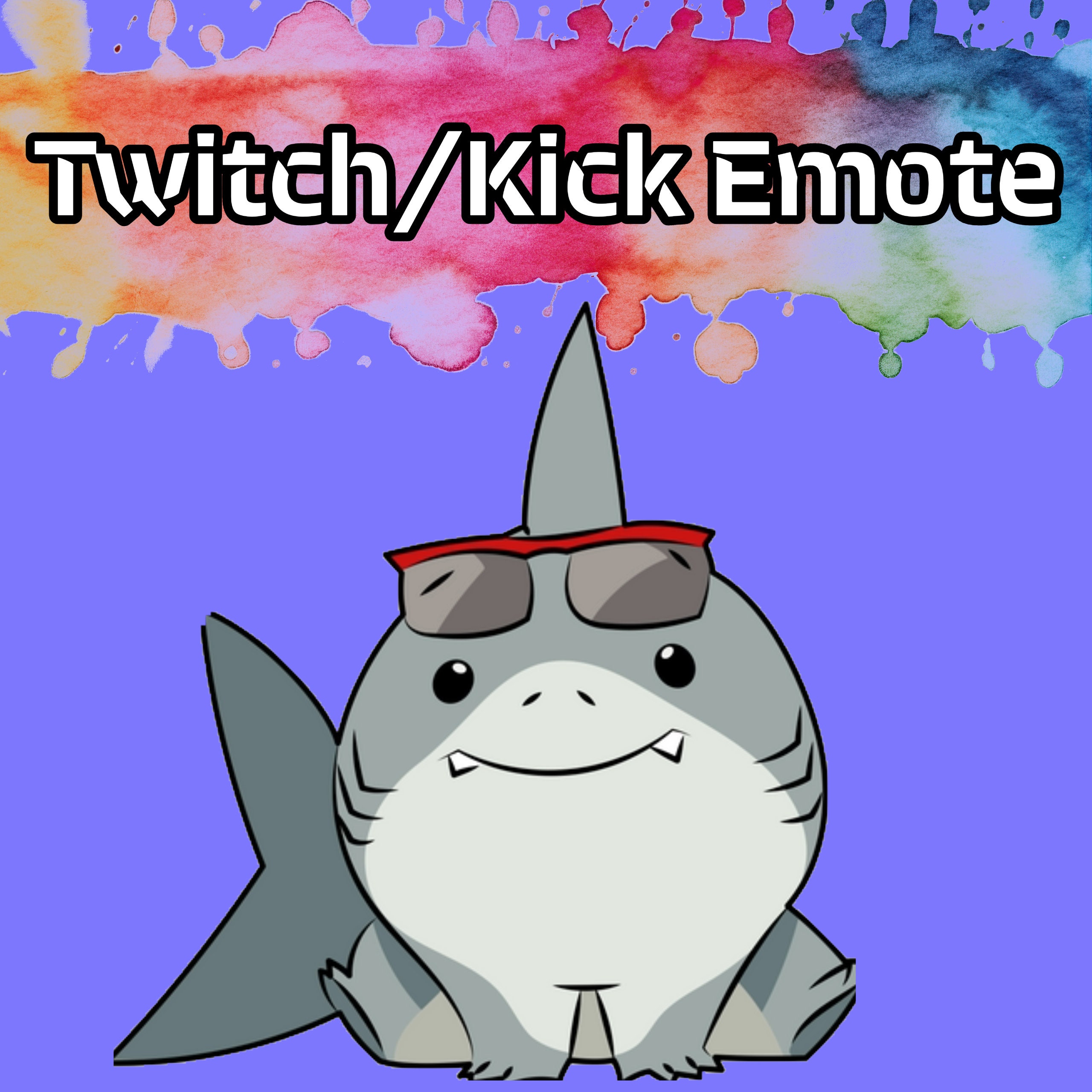 Shark Sunglasses Emote, Twitch Emote, Cute Emote, Discord Emotes ...
