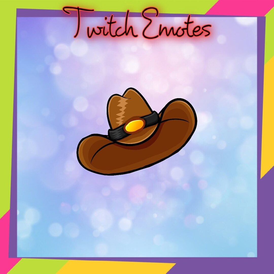 Cowboy Hat Emotes Twitch Emotes Cool Emotes Discord Emotes - Etsy Australia