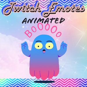 Animated Ghost Boo Emote Twitch Emotes Discord Emotes - Etsy