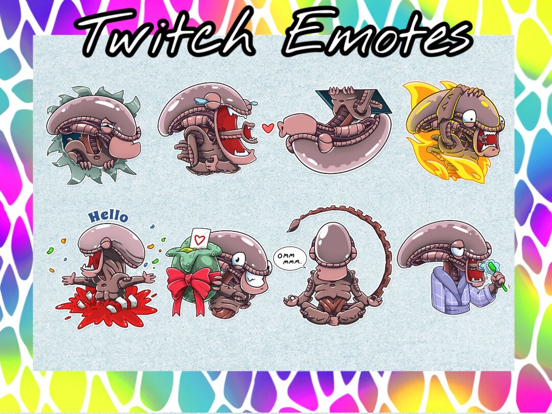 Alien Emotes, Twitch Emotes, coole Emotes, Discord Emotes, Streamer ...