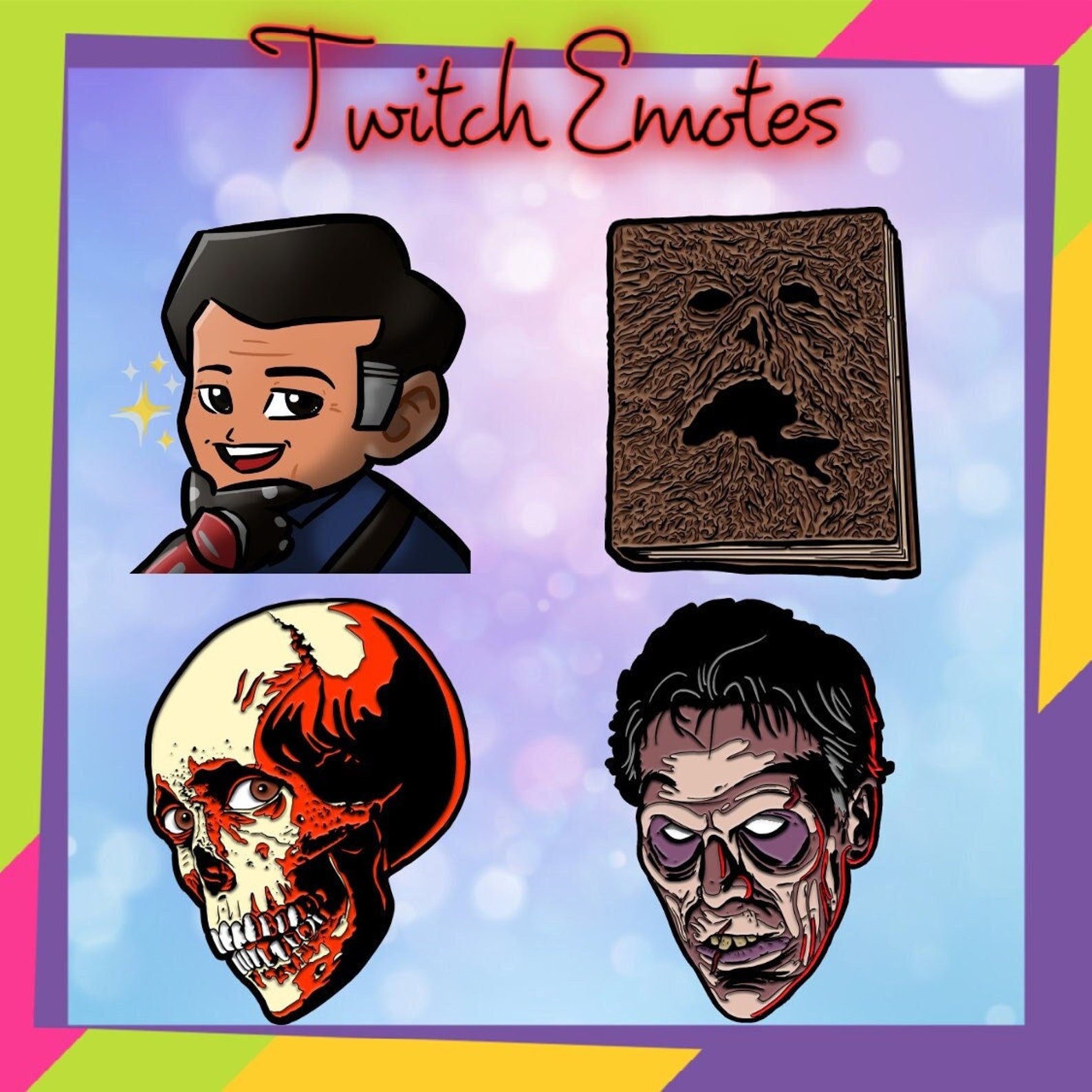 Evil Dead Horror Emotes, Twitch Emotes, Cool Emotes, Discord Emotes ...