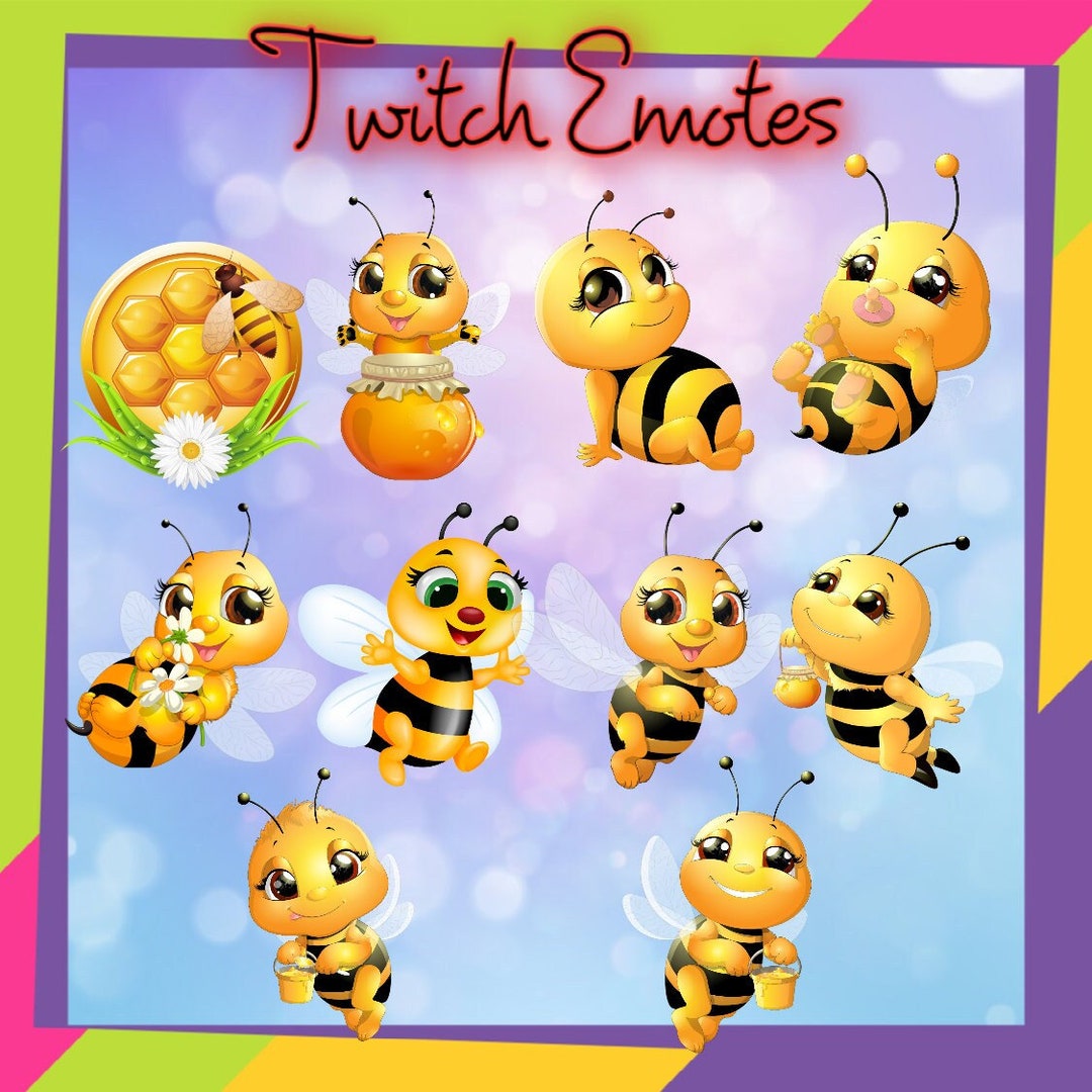 Cute Bee Insect Emotes, Twitch Emotes, Cute Emotes, Discord Emotes ...