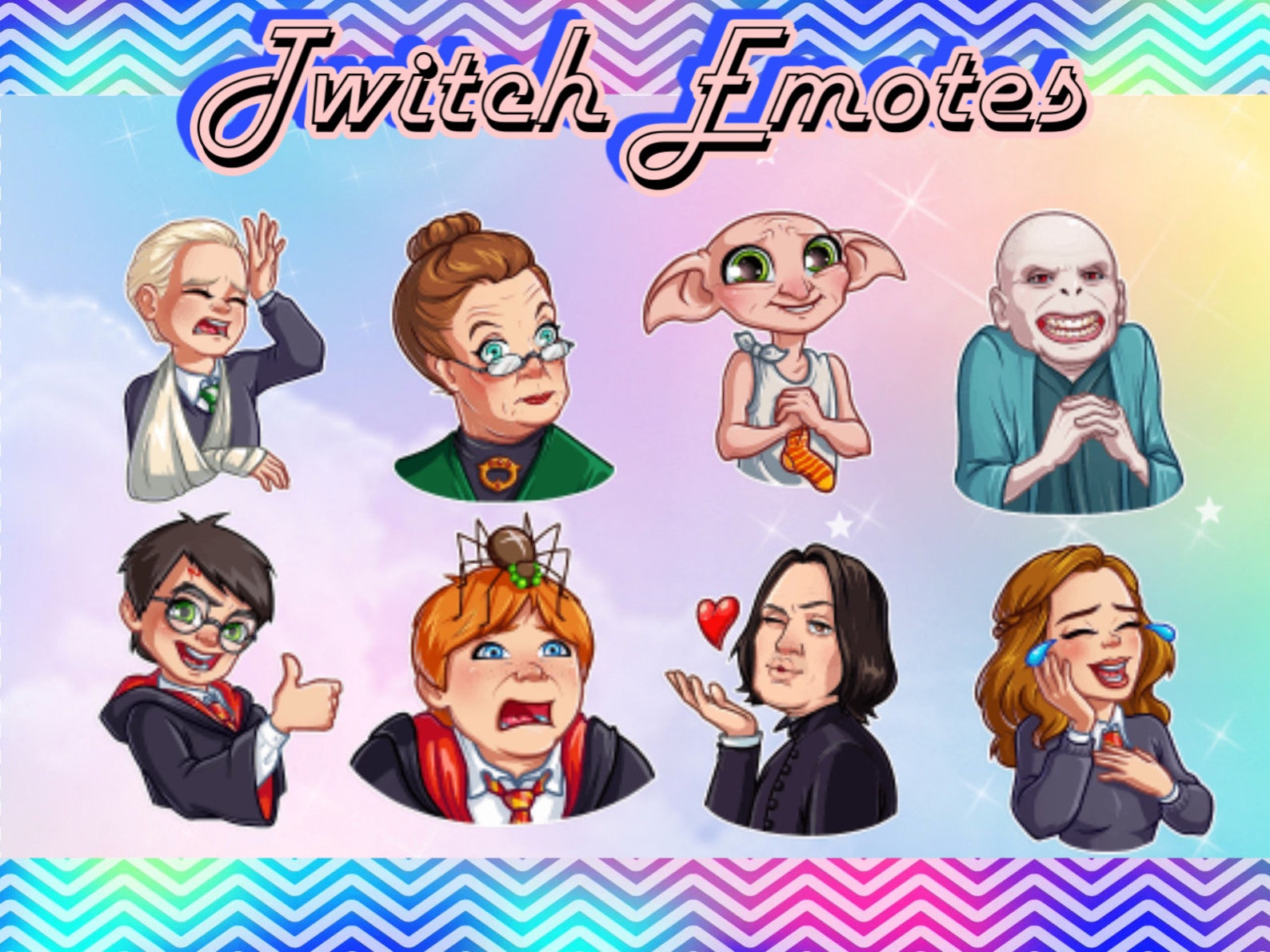 Wizard Emotes 1, Twitch Emotes, Cute Emotes, Discord Emotes, Streamer ...