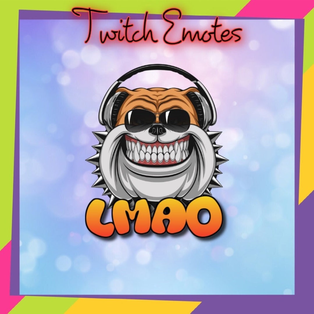 Bulldog Dog LMAO Emote, Twitch Emotes, Cute Emotes, Discord Emotes ...