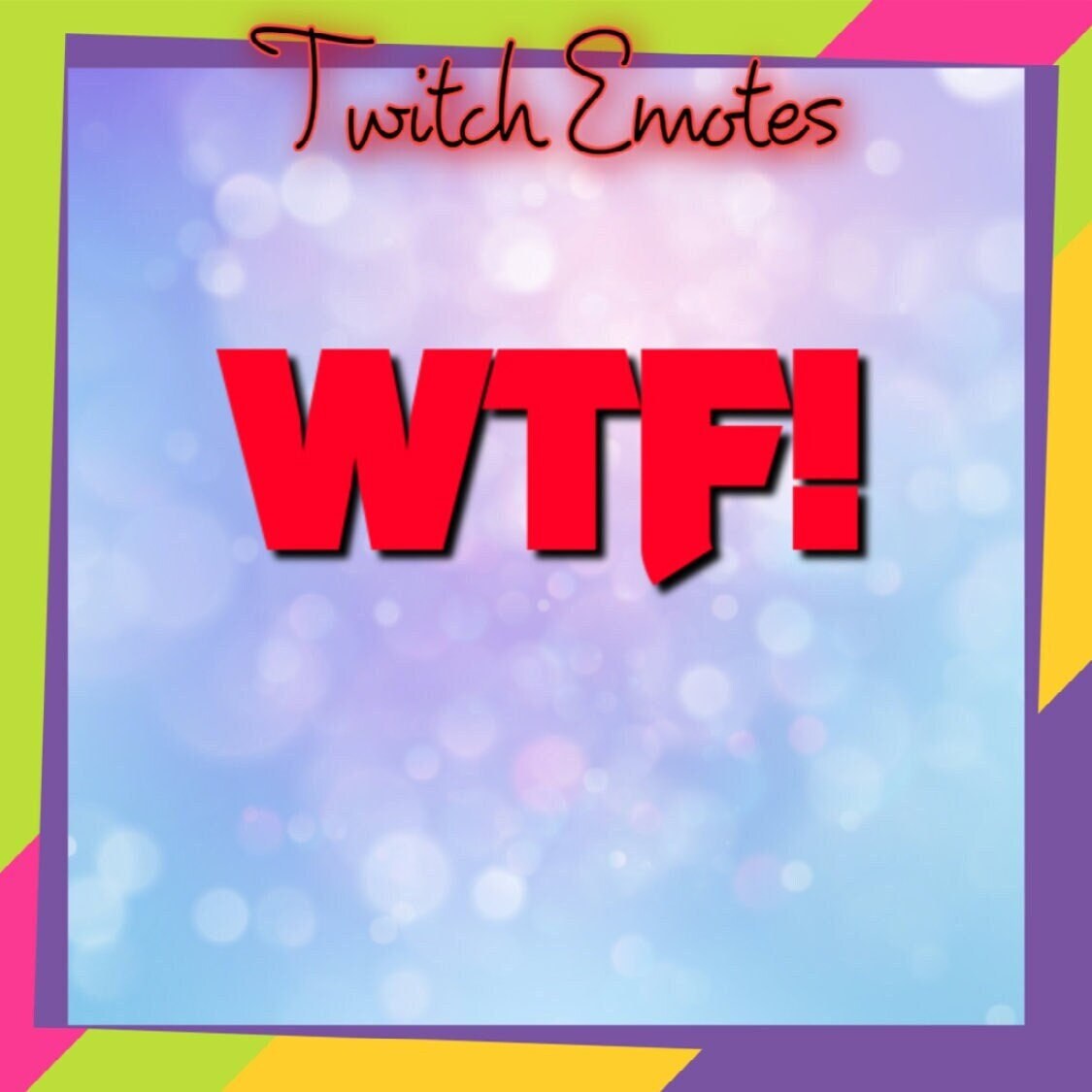 Red WTF Emote, Twitch Emotes, Cute Emotes, Discord Emotes, Streamer ...