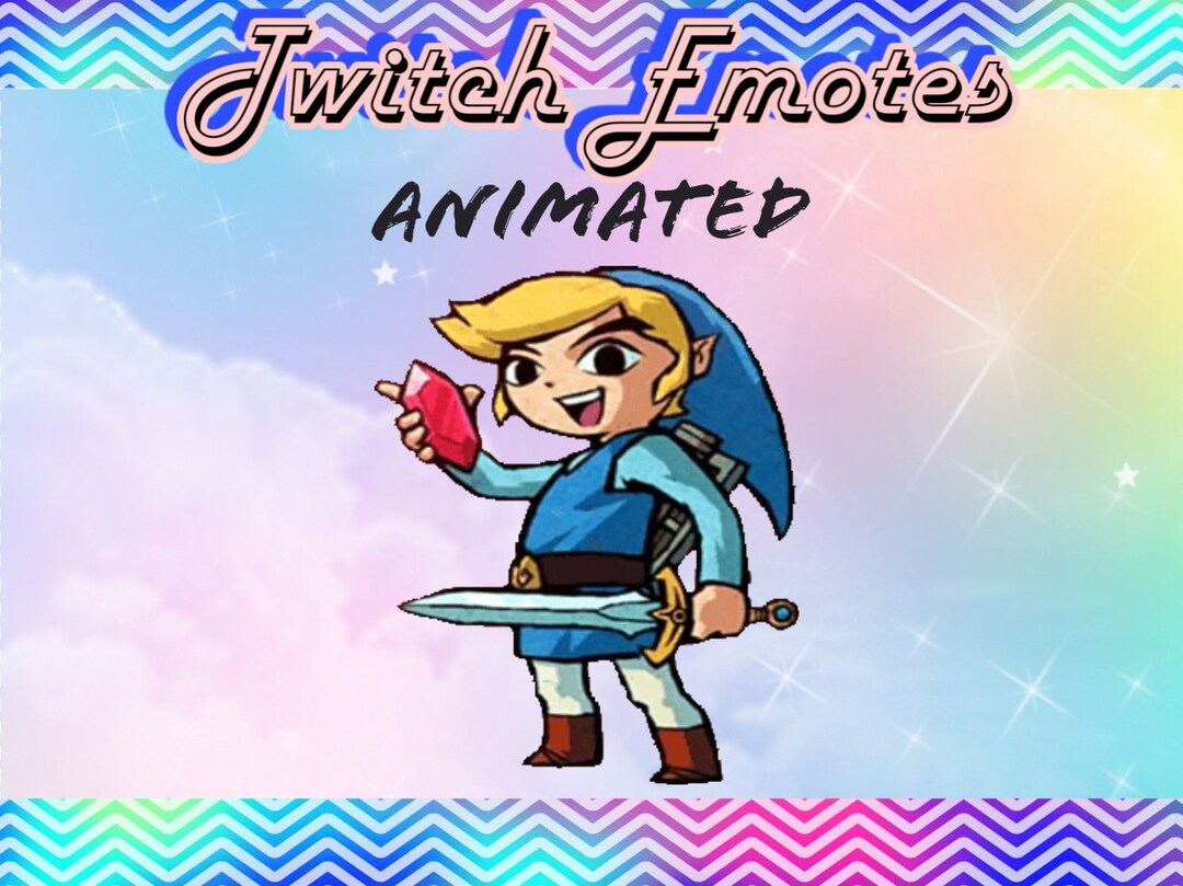 Zelda Link Animated Emotes, Twitch Emotes, Discord Emotes, Streamer ...