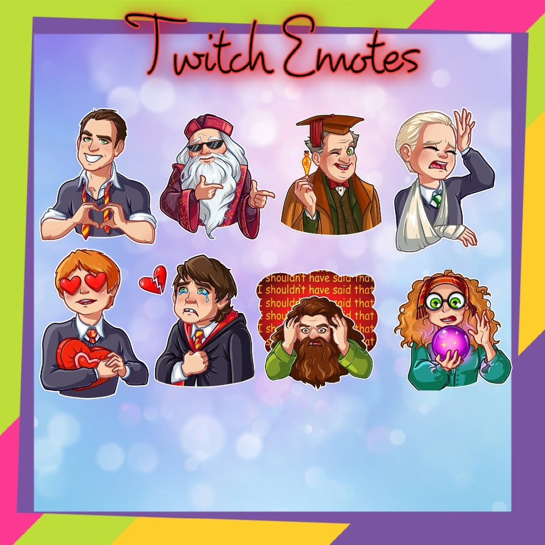 Harry P Emotes Pack No 3, Twitch Emotes, Cute Emotes, Discord Emotes ...