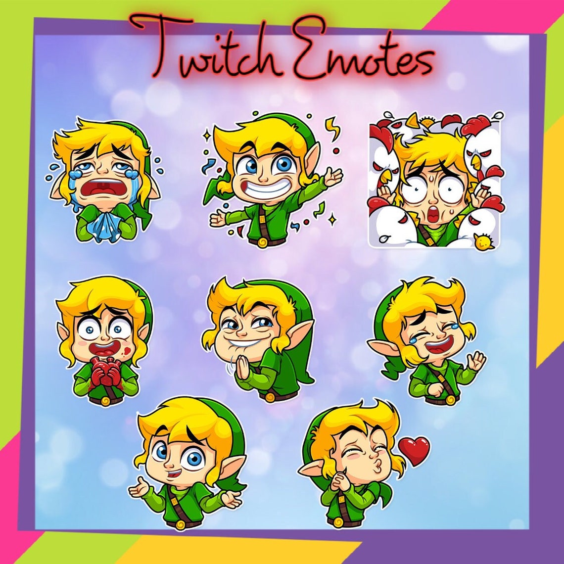 Link Zelda Emotes, Twitch Emotes, Discord Emotes, Streamer Emotes ...