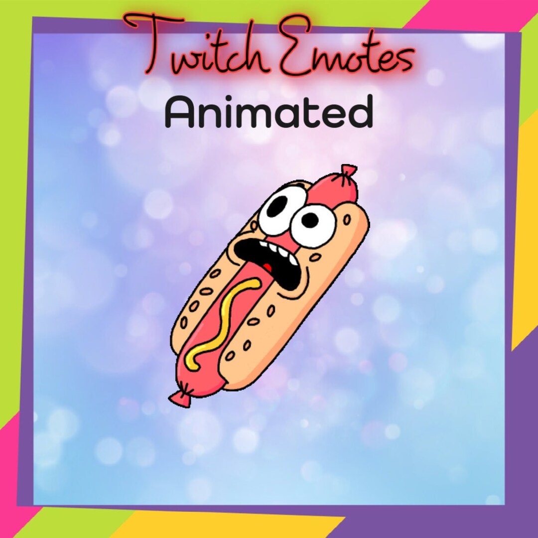 Animated Screaming Hotdog Emotes, Twitch Emotes, Cute Emotes, Discord ...