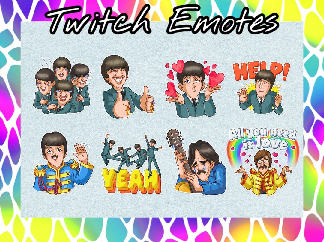 The Beatles Emotes, Twitch Emotes, Cute Emotes, Discord Emotes ...