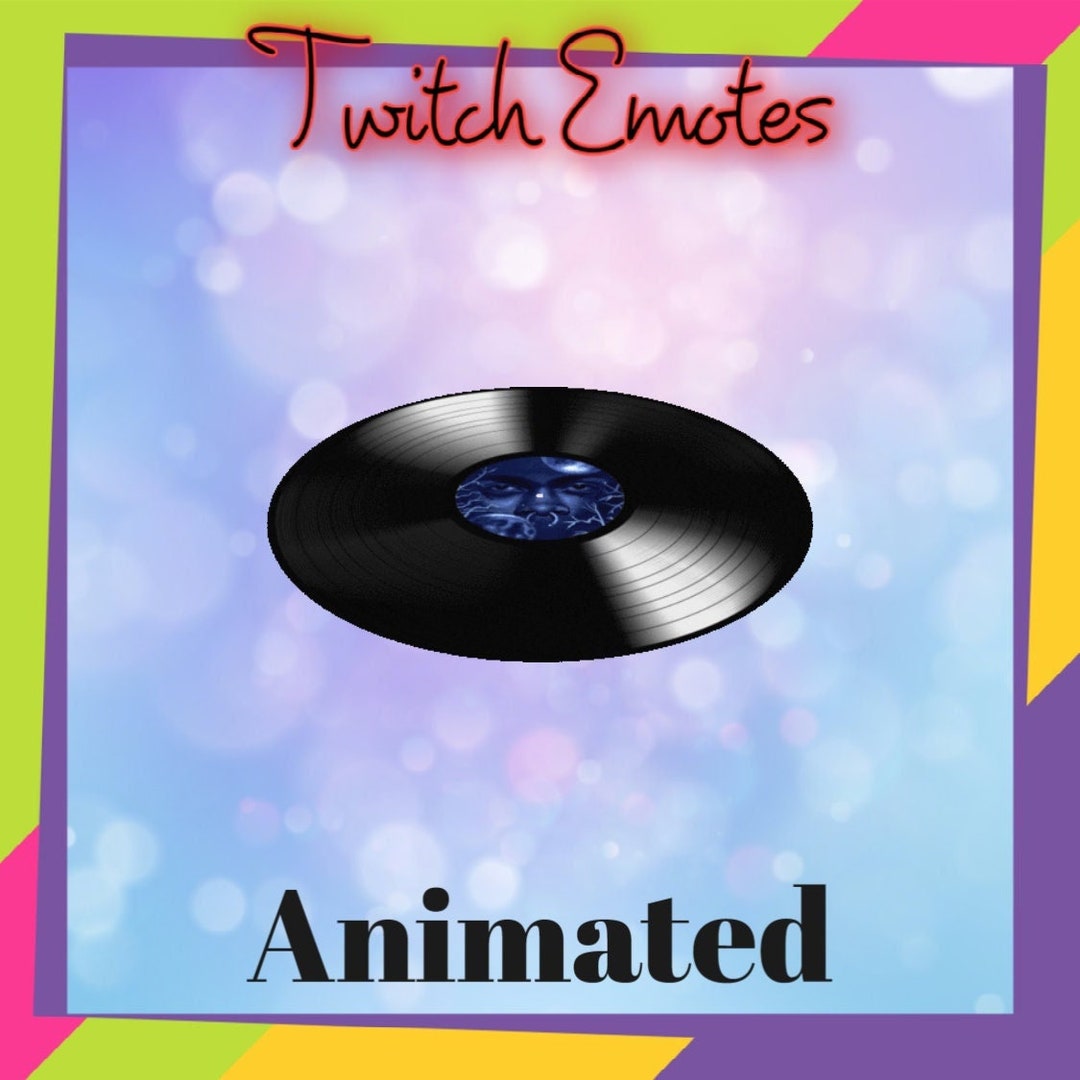 Animated Spinning Record Emotes, Twitch Emotes, Cute Emotes, Discord ...