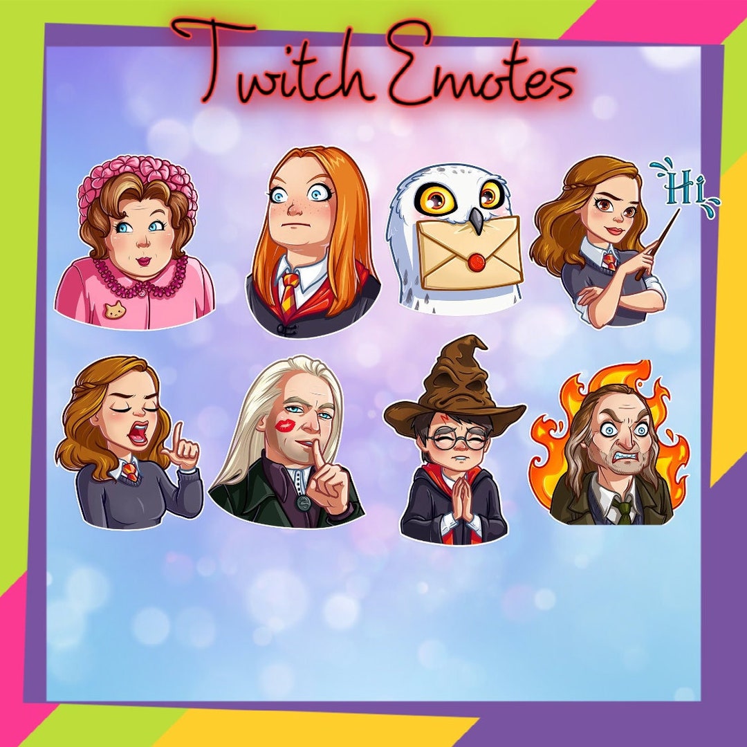 Harry P Emotes Pack No 4, Twitch Emotes, Cute Emotes, Discord Emotes ...