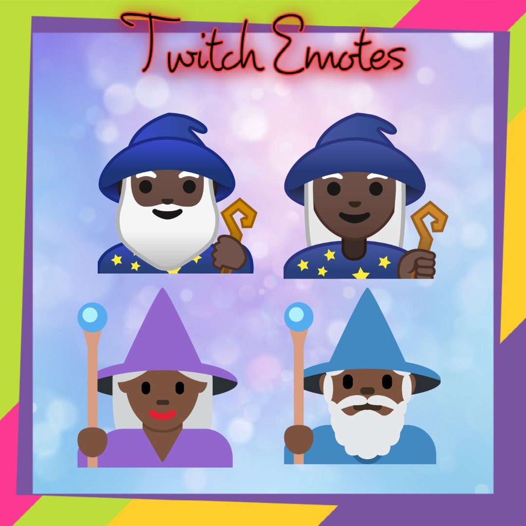Wizards Emotes Twitch Emotes Cute Emotes Discord Emotes - Etsy