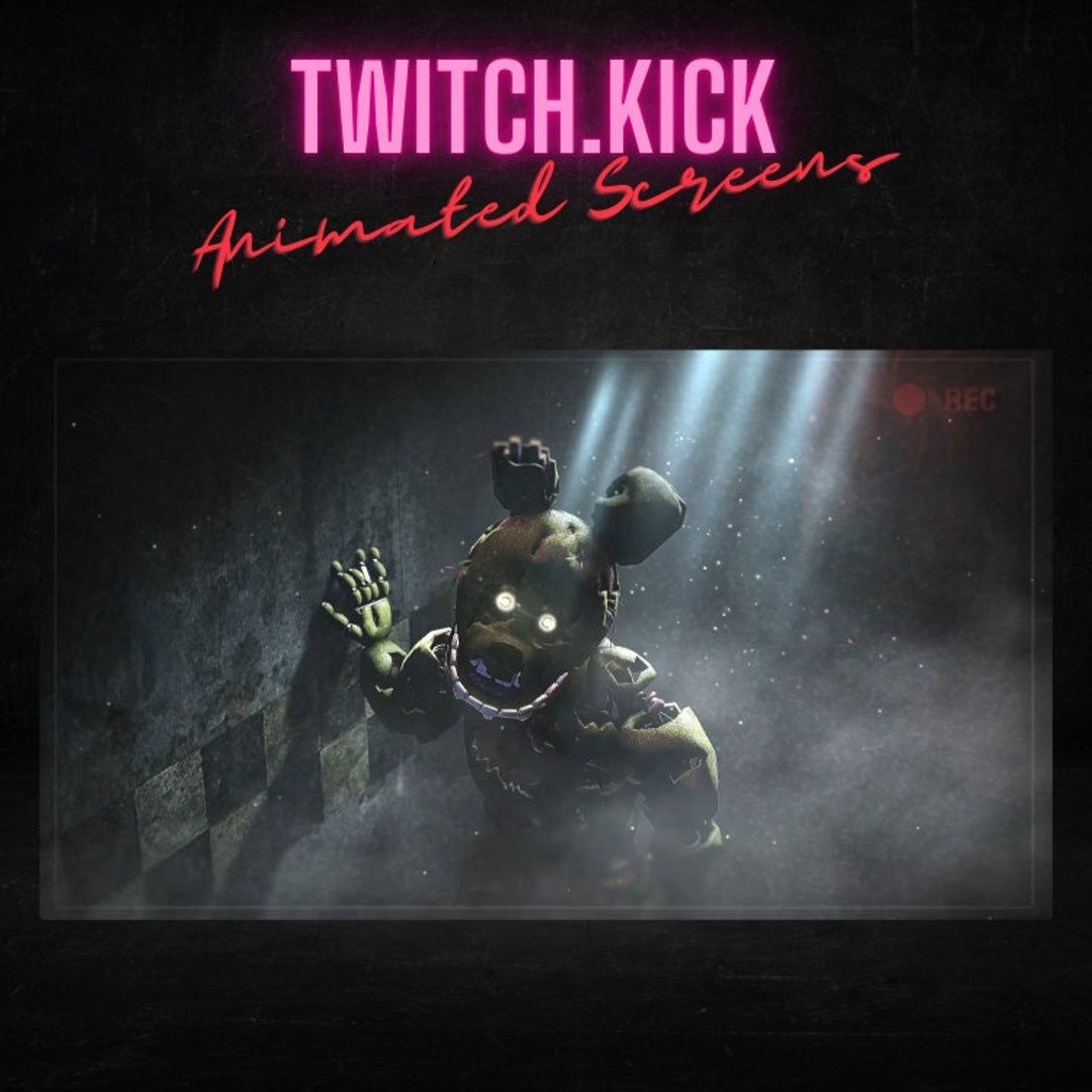 Animated Springtrap Fnaf Rabbit Twitch Kick Screen, Animated Screen ...