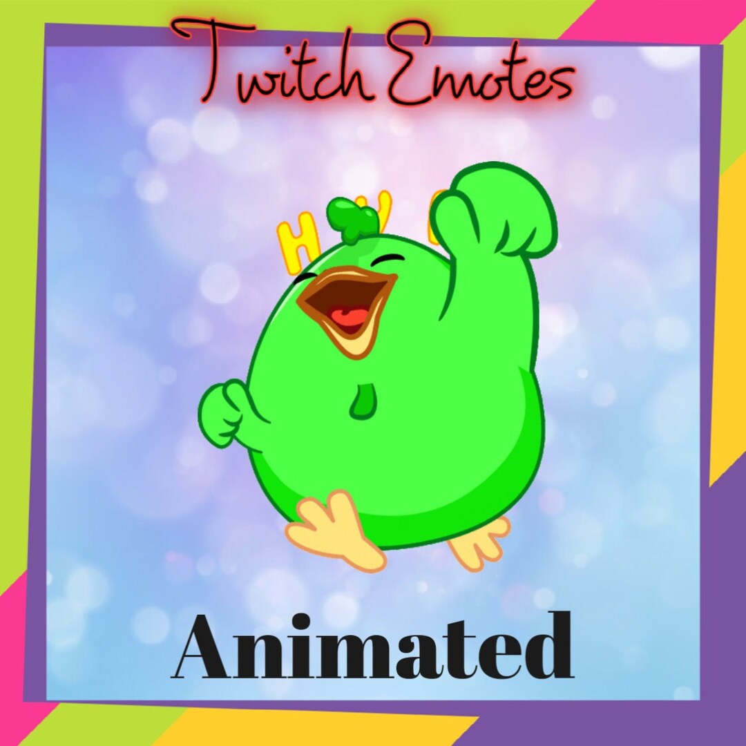 Animated Hype Bird Emotes, Twitch Emotes, Cute Emotes, Discord Emotes ...