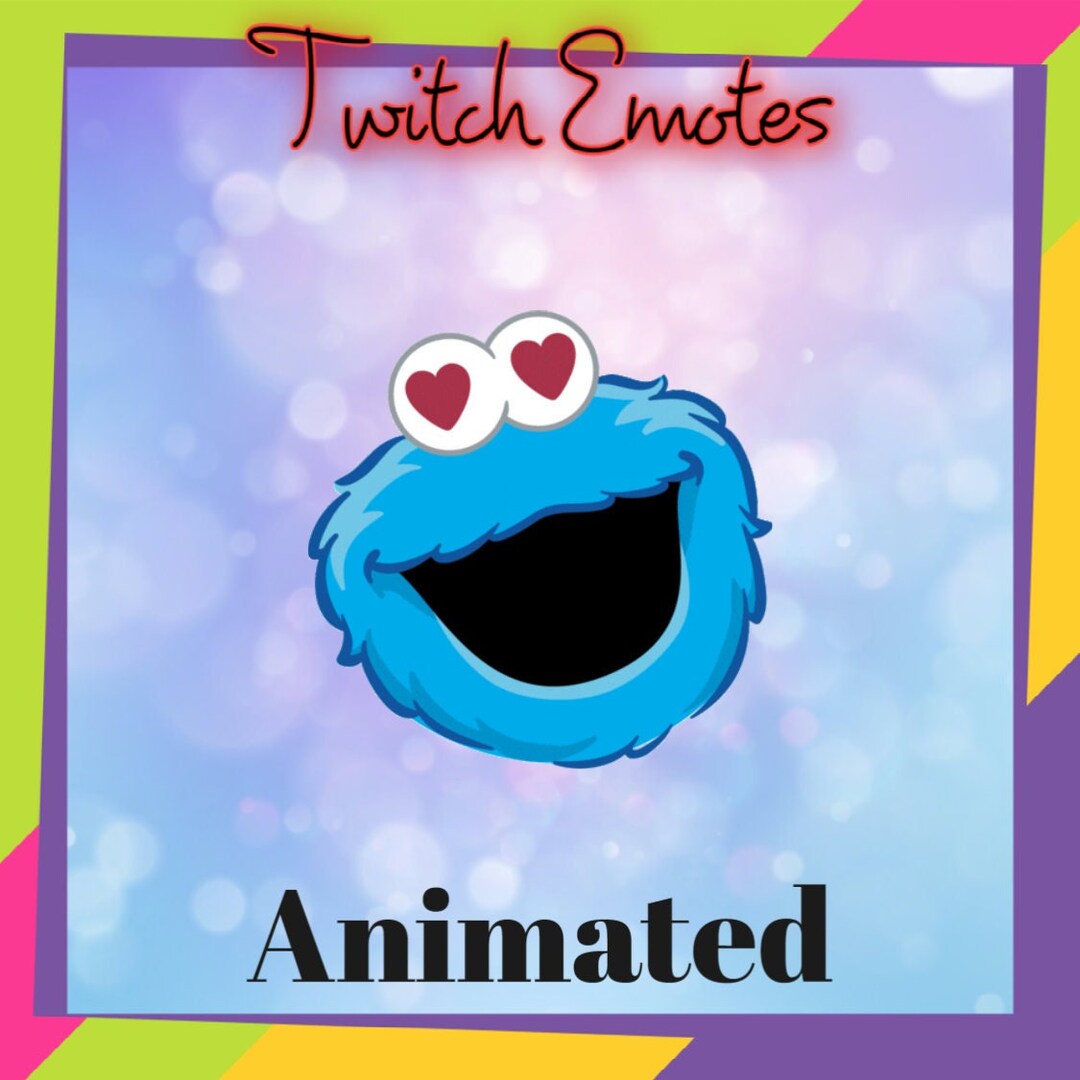 Animated Cookie Monster Love Emotes, Twitch Emotes, Cool Emotes ...